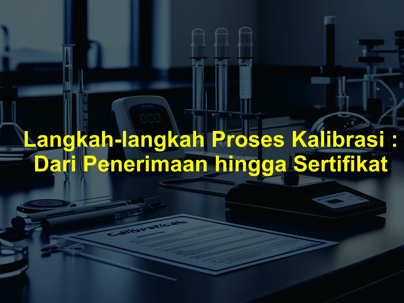 Langkah – langkah Proses Kalibrasi – ELDEPE, Calibration, Kalibrasi ...