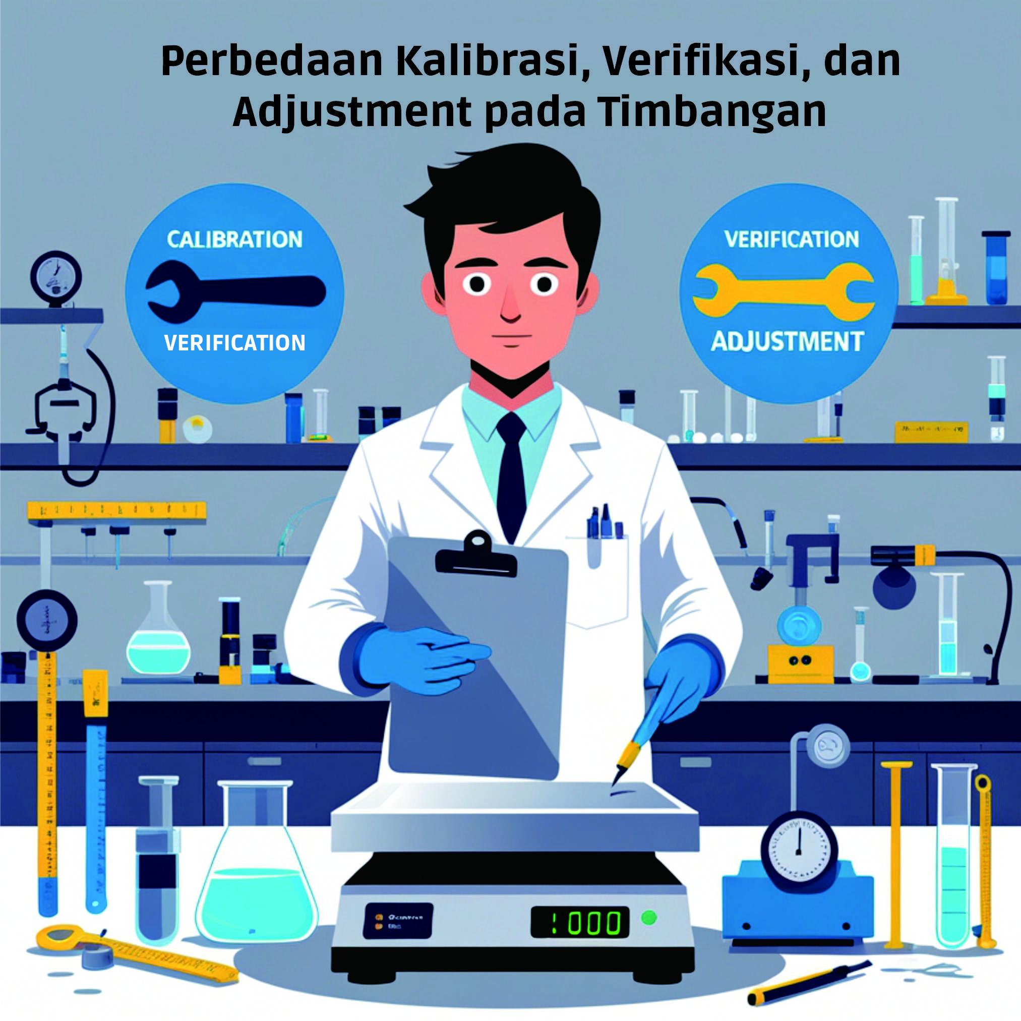 Perbedaan Kalibrasi, Verifikasi dan Adjustment Timbangan – ELDEPE, Calibration, Kalibrasi ...